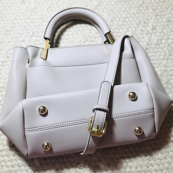 Noir Luxe | Bags | Noir Luxe Small Classic Handbag Bone | Poshmark